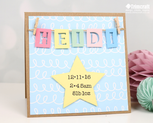 Personalised Baby Keepsake Card Tutorial – I Heart Maggie