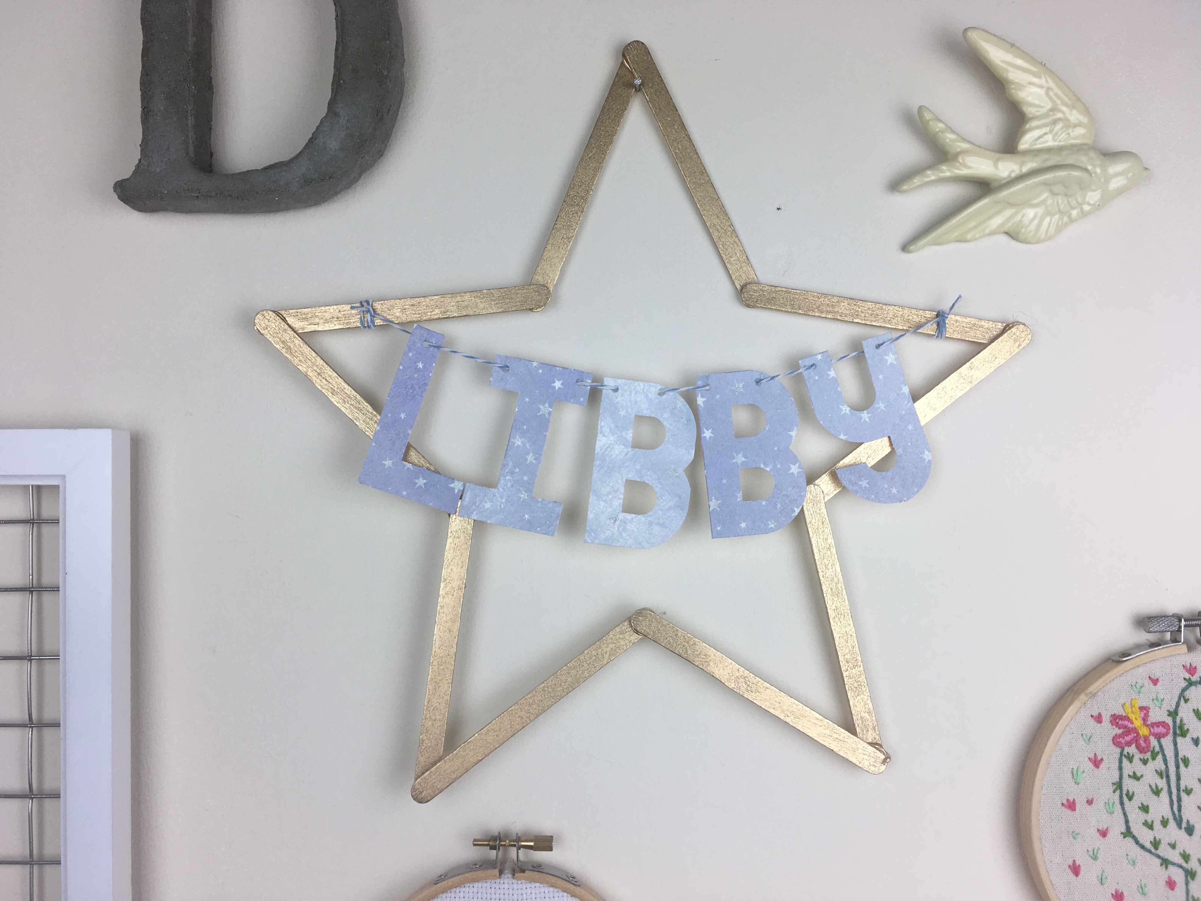 DIY Hanging Star Tutorial – I Heart Maggie