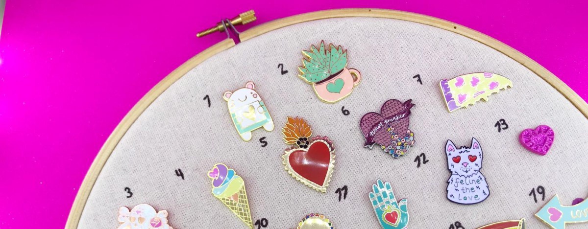 DIY Enamel Pin Calendar Storage – I Heart Maggie